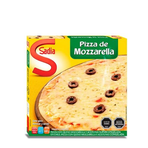 Pizza Sadía Mozzarella 440grs - Supermercado El Campesino