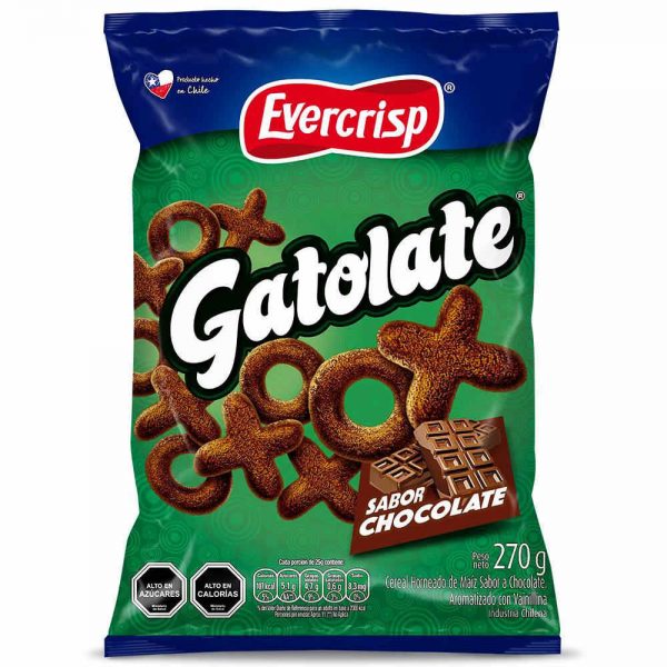 Sufles Gatolate evercrisp 270grs - Supermercado El Campesino